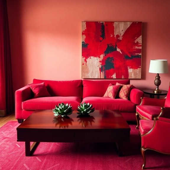 21 Creative Red Room Ideas - Interiorshape | Best Interior Design Ideas ...