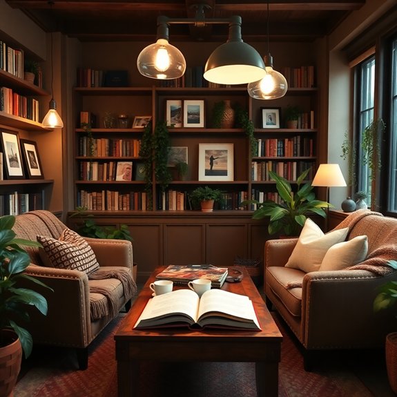 25 Creative Cozy Home Library Ideas - Interiorshape | Best Interior ...