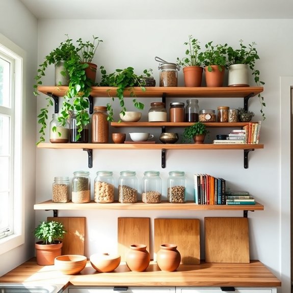 25 Creative Kitchen Shelves Ideas - Interiorshape | Best Interior ...