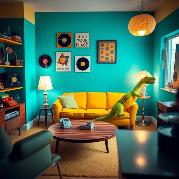 15 Creative Retro Room Ideas - Interiorshape | Best Interior Design ...