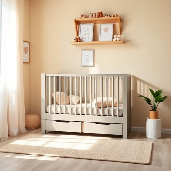 25 Small Nursery Ideas To Try - Interiorshape | Best Interior Design ...