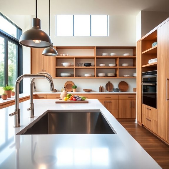 23 Creative Island Kitchen Ideas - Interiorshape | Best Interior Design ...