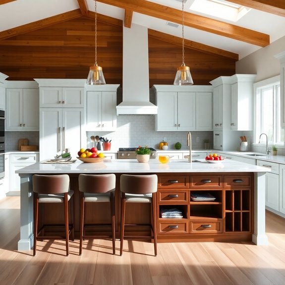 23 Creative Island Kitchen Ideas - Interiorshape | Best Interior Design ...