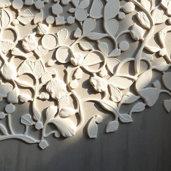 15 Plaster Wall Art Ideas for Textured, Sculptural Interiors - The Tanee