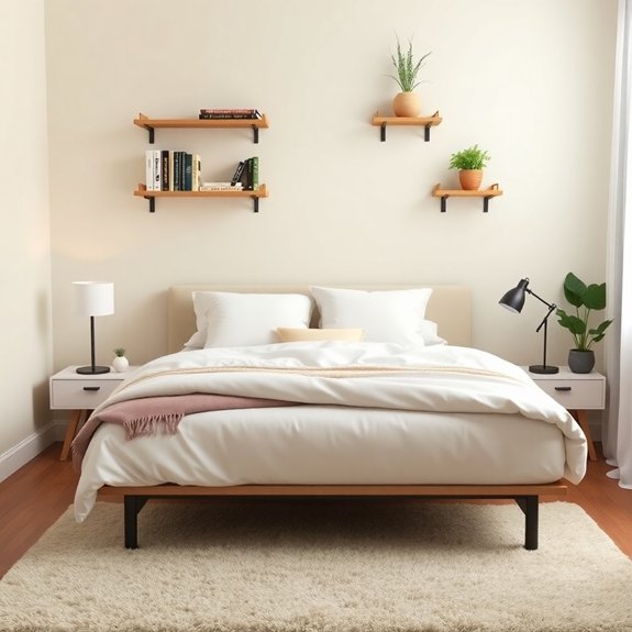 18 Small Bedroom Ideas for Couples to Maximize Space & Comfort - The Tanee