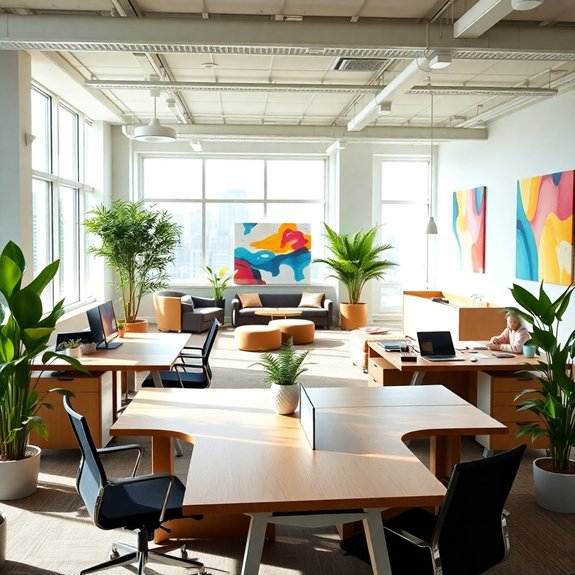 23 Office Décor Ideas to Elevate Aesthetics & Productivity at Work ...