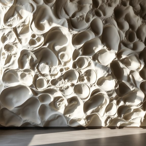 15 Plaster Wall Art Ideas for Textured, Sculptural Interiors - The Tanee