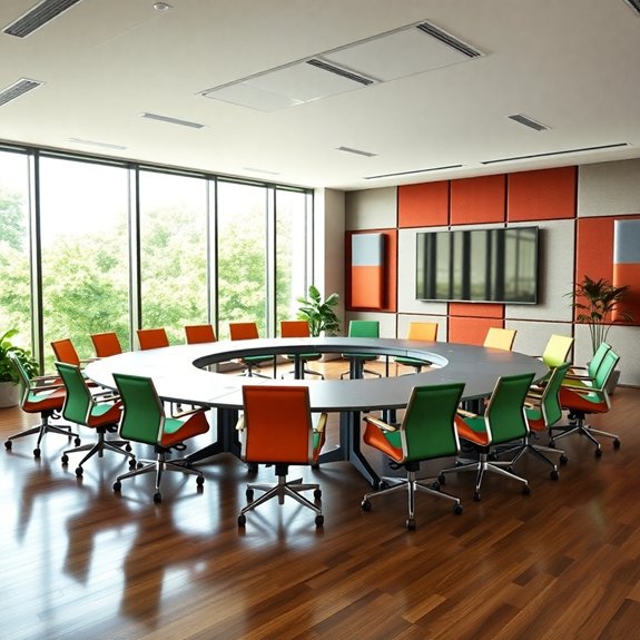 16 Meeting Room Design Ideas for Focused & Engaging Sessions - The Tanee