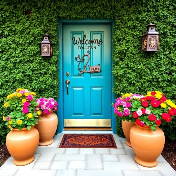 16 Front Door & Entryway Ideas to Boost Curb Appeal - The Tanee