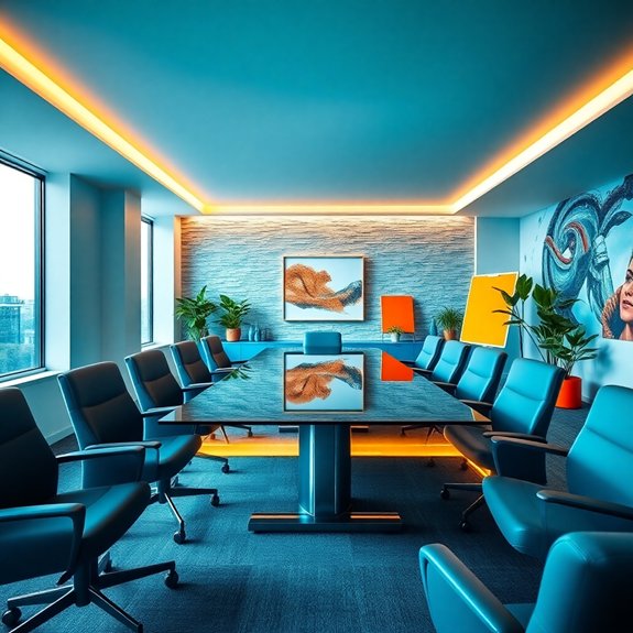 16 Meeting Room Design Ideas for Focused & Engaging Sessions - The Tanee