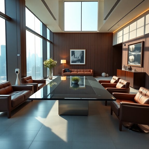 19 Luxury Modern CEO Office Design Ideas: Executive Comfort & Status ...