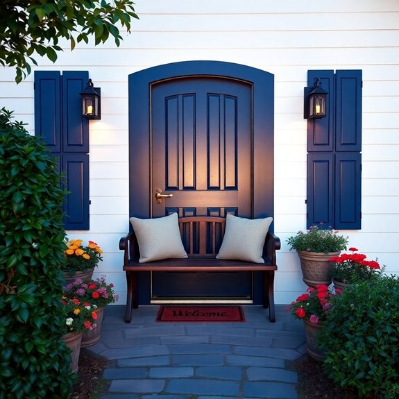 16 Front Door & Entryway Ideas to Boost Curb Appeal - The Tanee