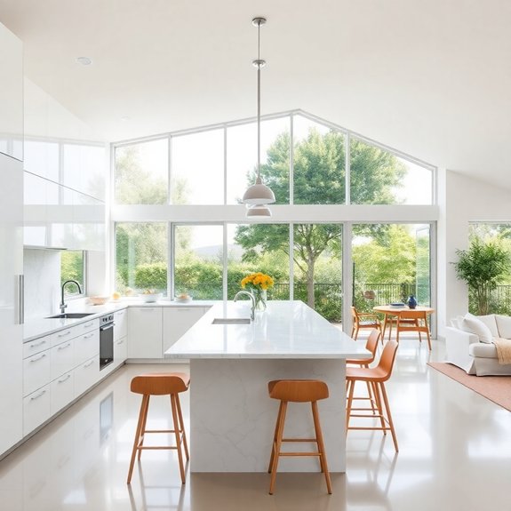 17 Open Kitchen Design Ideas to Create a Bright, Airy Space - The Tanee