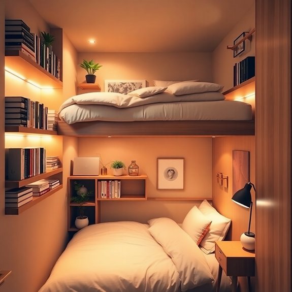 18 Small Bedroom Ideas for Couples to Maximize Space & Comfort - The Tanee