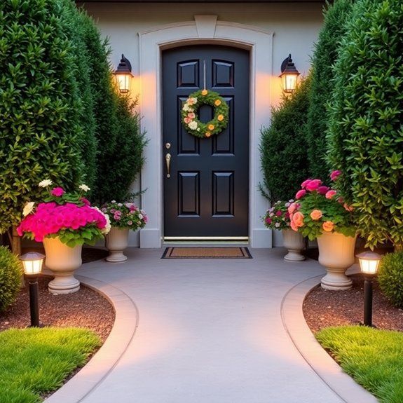16 Front Door & Entryway Ideas to Boost Curb Appeal - The Tanee